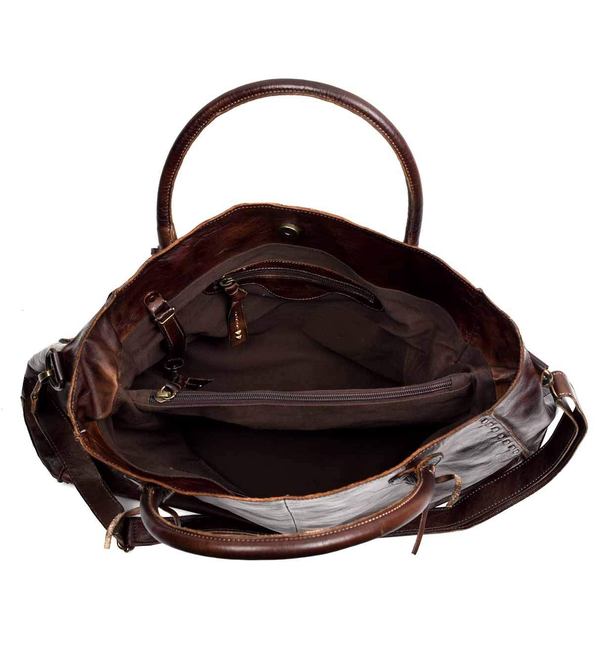 Bed|Stu Women’s Rockaway Leather Bag (Teak Rustic)