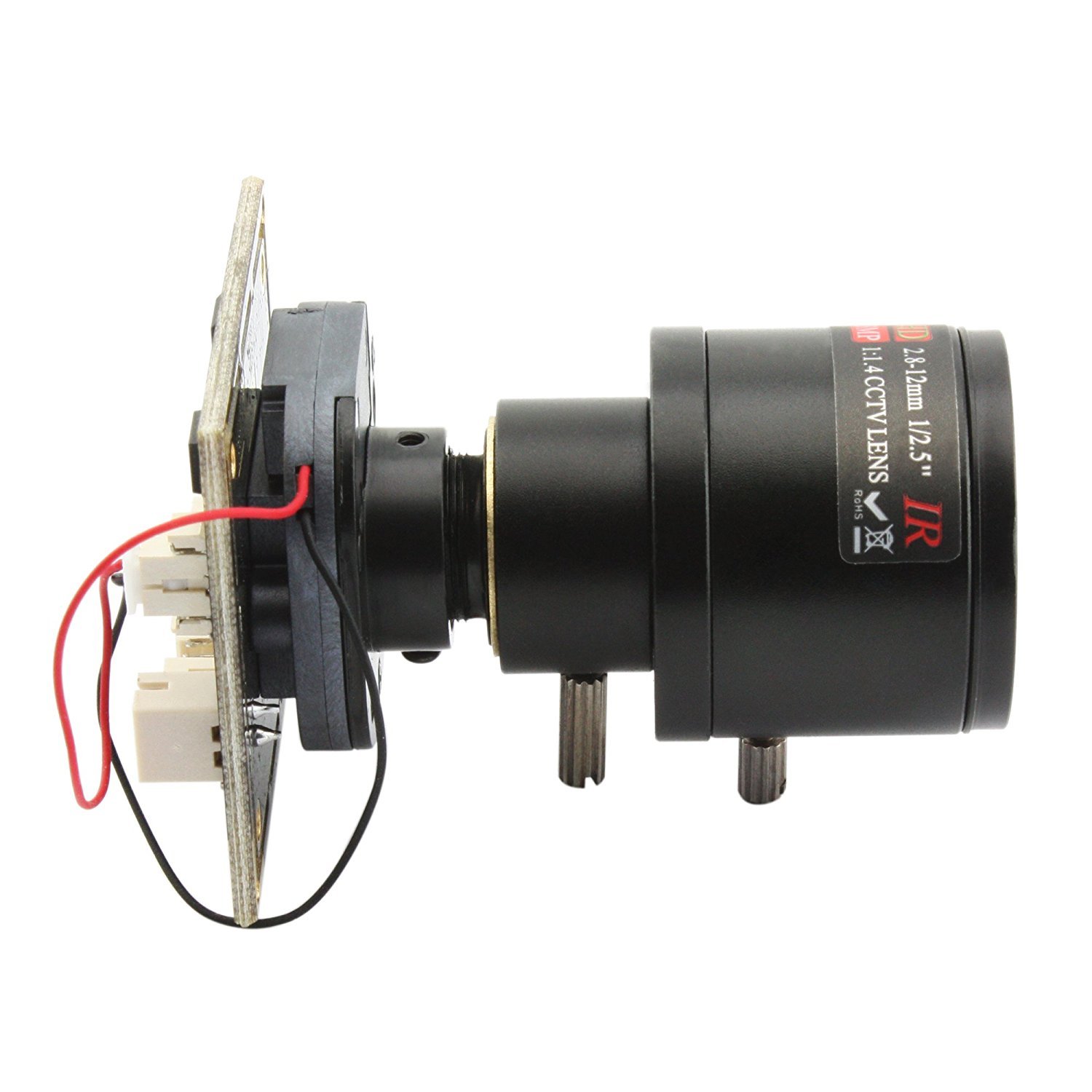ELP 2mp High Speed USB Camera Module with Manual Zoom Lens Mini 1080p Variable Focus USB Camera for Computer UVC USB2.0 Embedded Video Industrial Webcam Board for Close-up Image