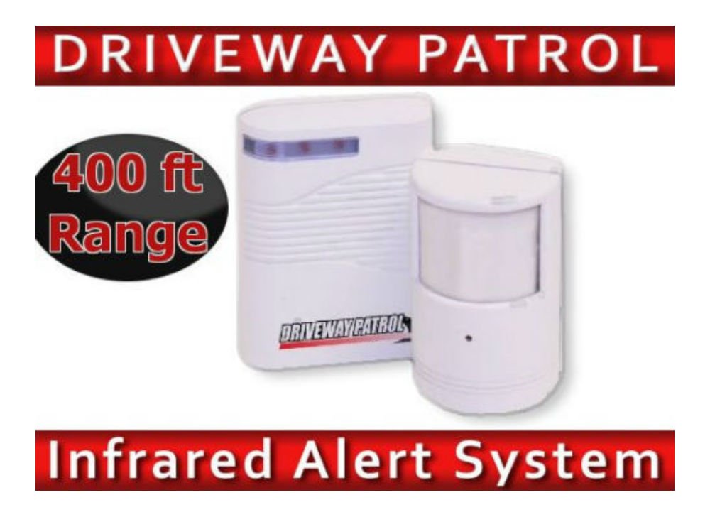 Driveway Patrol Garage Motion Sensor Alarm Infrared Wireless Alert Secure System