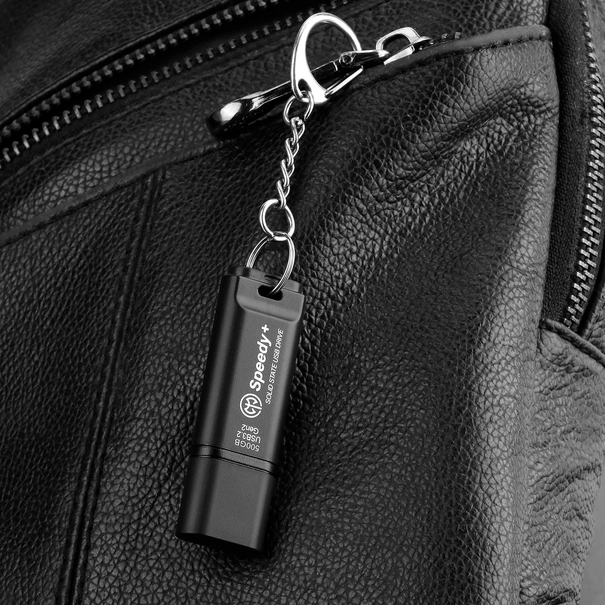 AXE MEMORY Portable SSD 500GB Solid State USB Drive, USB 3.2 Gen2 UASP SuperSpeed+. Optimal Speeds Up to 600MB/s Read, 500MB/s Write - Speedy+
