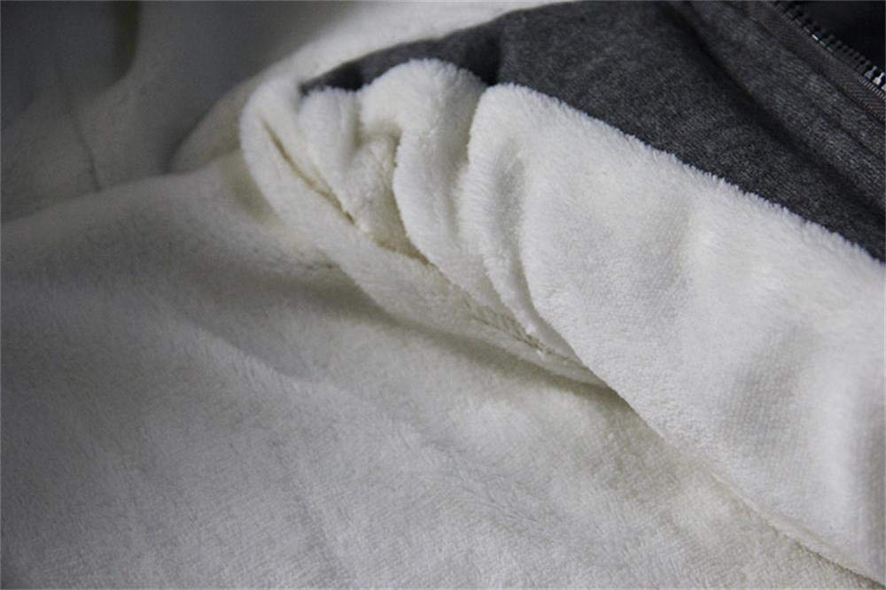 Lewego Unisex Baby Fleece Hooded Jacket Outerwear Duffle Zipper Winter Coat, Grey, 100cm(12-18Months)