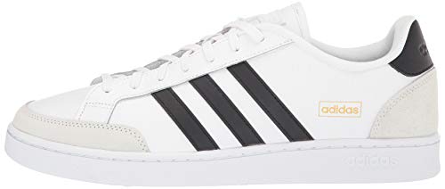 adidas Men's Grand Court SE Tennis Shoe, White/Black/Orbit Grey, 9