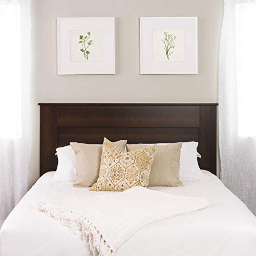 Prepac Queen Flat Panel Headboard, Espresso