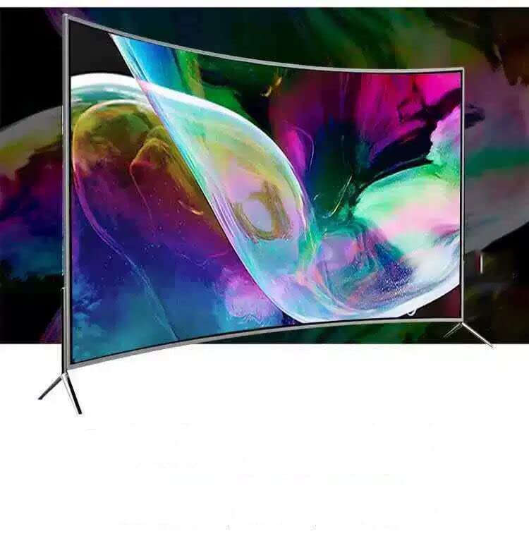 4k Black High-Definition Curved Surface 80 Inch LCD TV 50 Inch Network Voice Intelligent Maximum Resolution 3840 * 2160