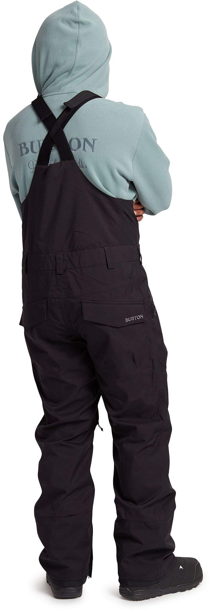 Burton Men's Reserve 2L Bib Pants, True Black, L