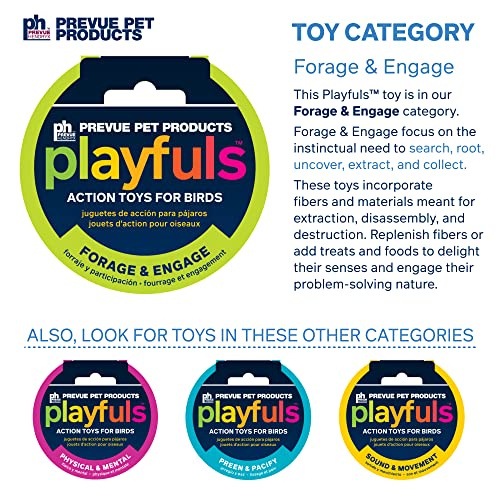 Prevue Pet Products Forage & Engage Baskets of Bounty Bird Toy 62672