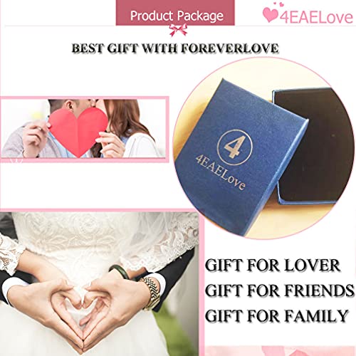 4EAELove Customize Her King His Queen Couples Rings Promise Ring Inside Can Engraved Band Rings Wedding Rings Titanium Stainless Steel 6mm 6-13# (Beast, 13)