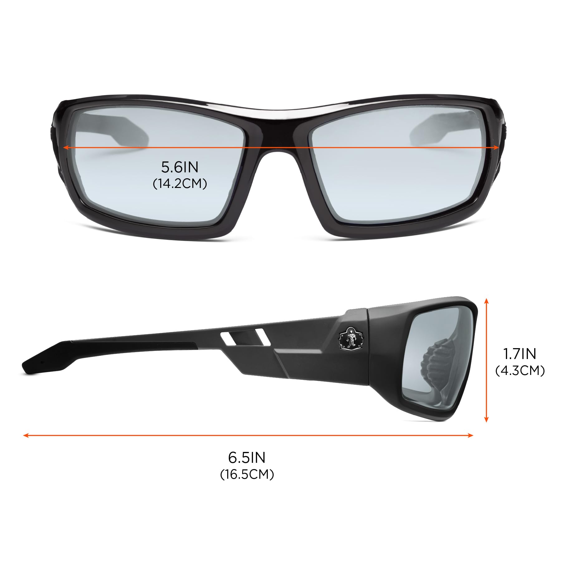 Ergodyne - Odin Anti-Fog In/Outdoor Lens Black Safety Glasses (50083)