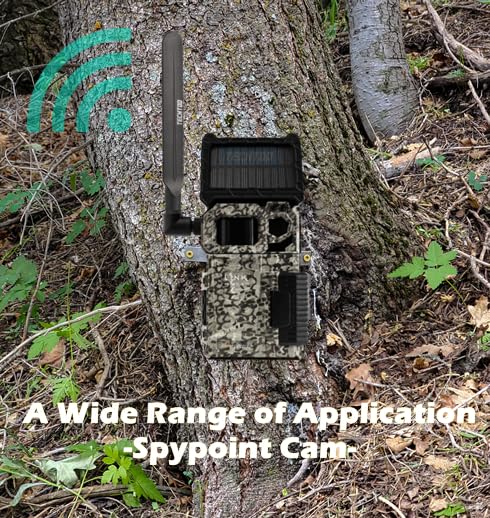 TECHTOO LTE Antenna 3G 4G Wide Band 5dbi 700-2600Mhz Omni Directional GSM WiFi Antenna with RP SMA Connector Compatible with Hotspot Router Spypoint Stealth Cam Tactacam Cuddeback Camera