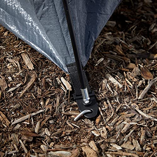 40 Pack Steel Heavy Duty Stakes for Ground, Outdoor Tent Supplies, Canopy Essentials (9 in)