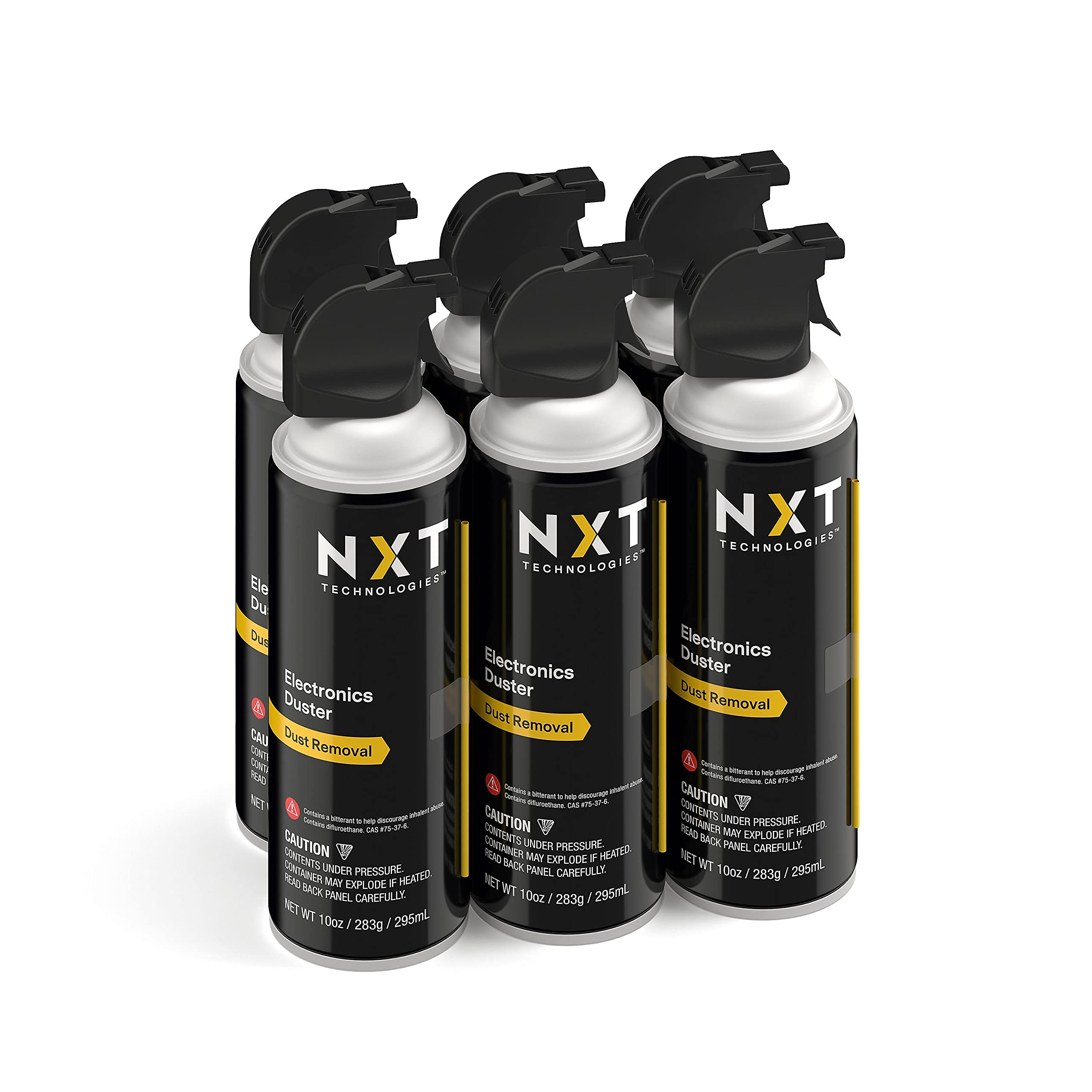 NXT Technologies NX57584 Electronics Air Duster, 10 Oz., 6/Pack (NX57584)
