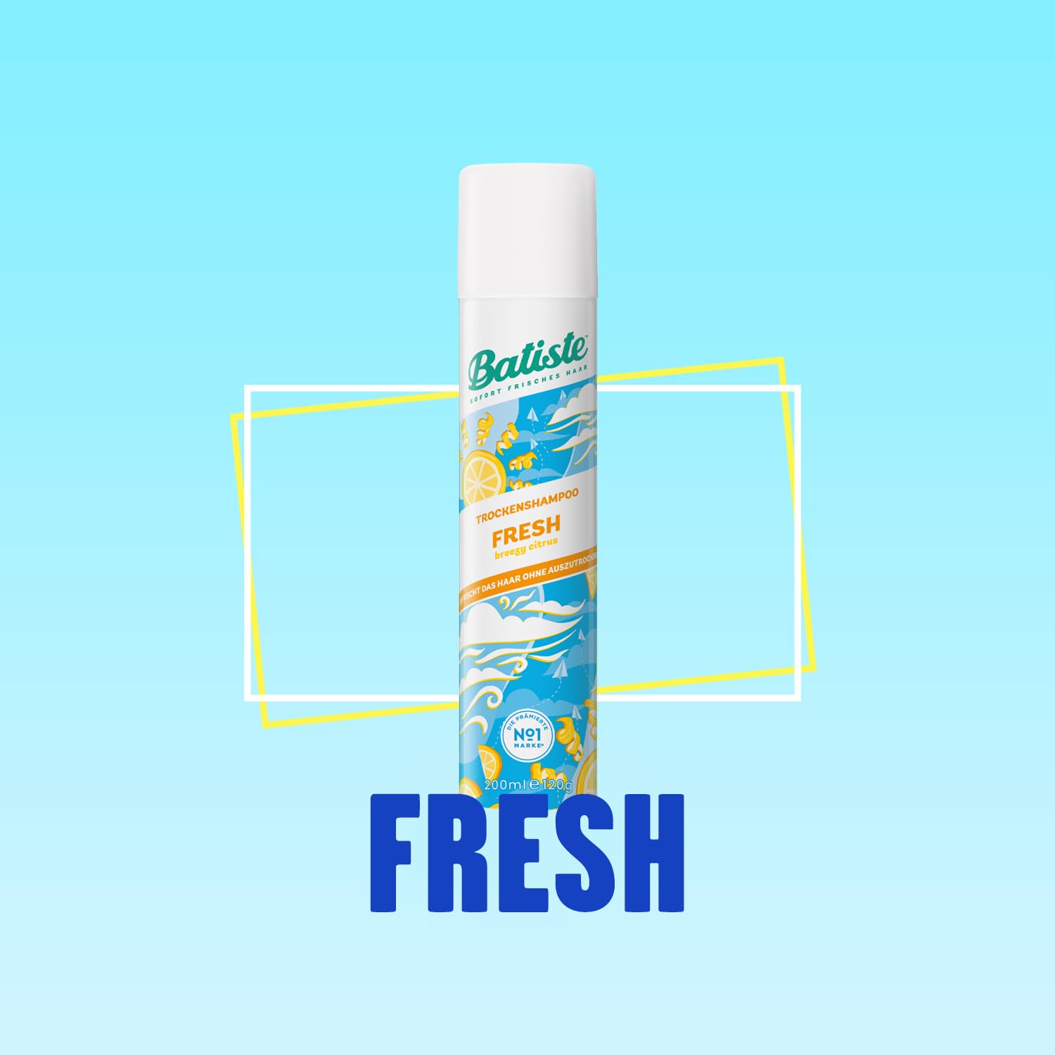 Batiste Dry Shampoo, Fresh Fragrance, 4.23 OZ- Packaging May Vary