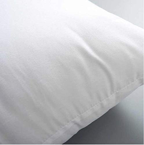 WHITEWRAP 20"x20" Set of 2 Throw Pillow Insert Decorative Polyester Filling Premium Hypoallergenic Sham Stuffer Square Couch - White
