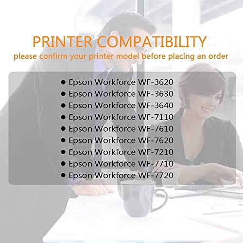 Run Star Remanufactured 252XL Ink Cartridge Replacement for Epson 252XL 252 T252XL for Workforce WF-3620 WF-3640 WF-7110 WF-7210 WF-7610 WF-7620 WF-7710 WF-7720 Printer, 3 Pack (Cyan/Magenta/Yellow)