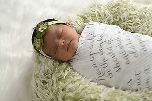Jeremiah Scripture Swaddle Blanket Gift Set, for I Know The Plans I Have for You, Ultra-Soft 100% Cotton Muslin Receiving Blankets, Extra Large, 2 Pack
