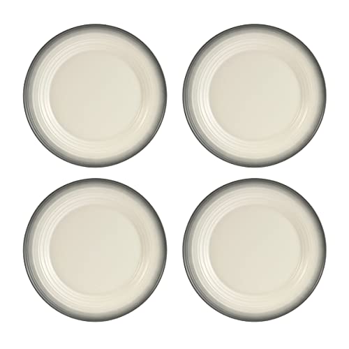 Mikasa Swirl Ombre Graphite 16 Piece Dinnerware Set, Service for 4
