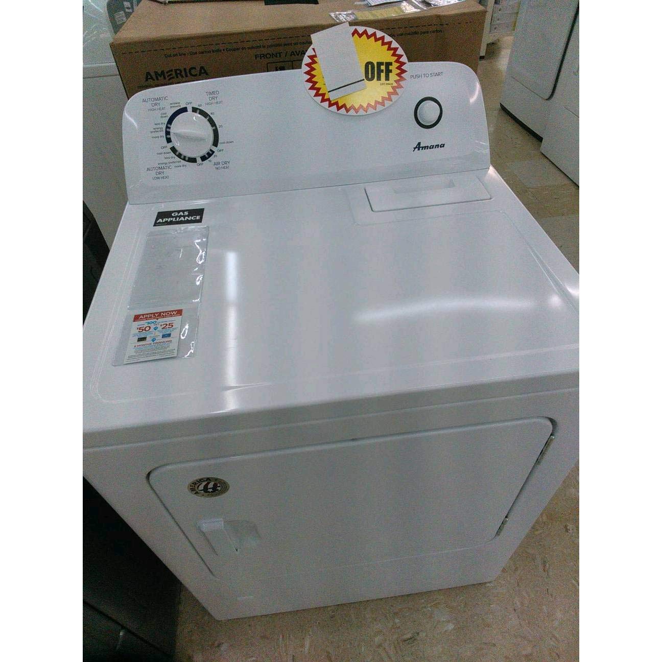 7.0 cu. ft. Gas Dryer - White