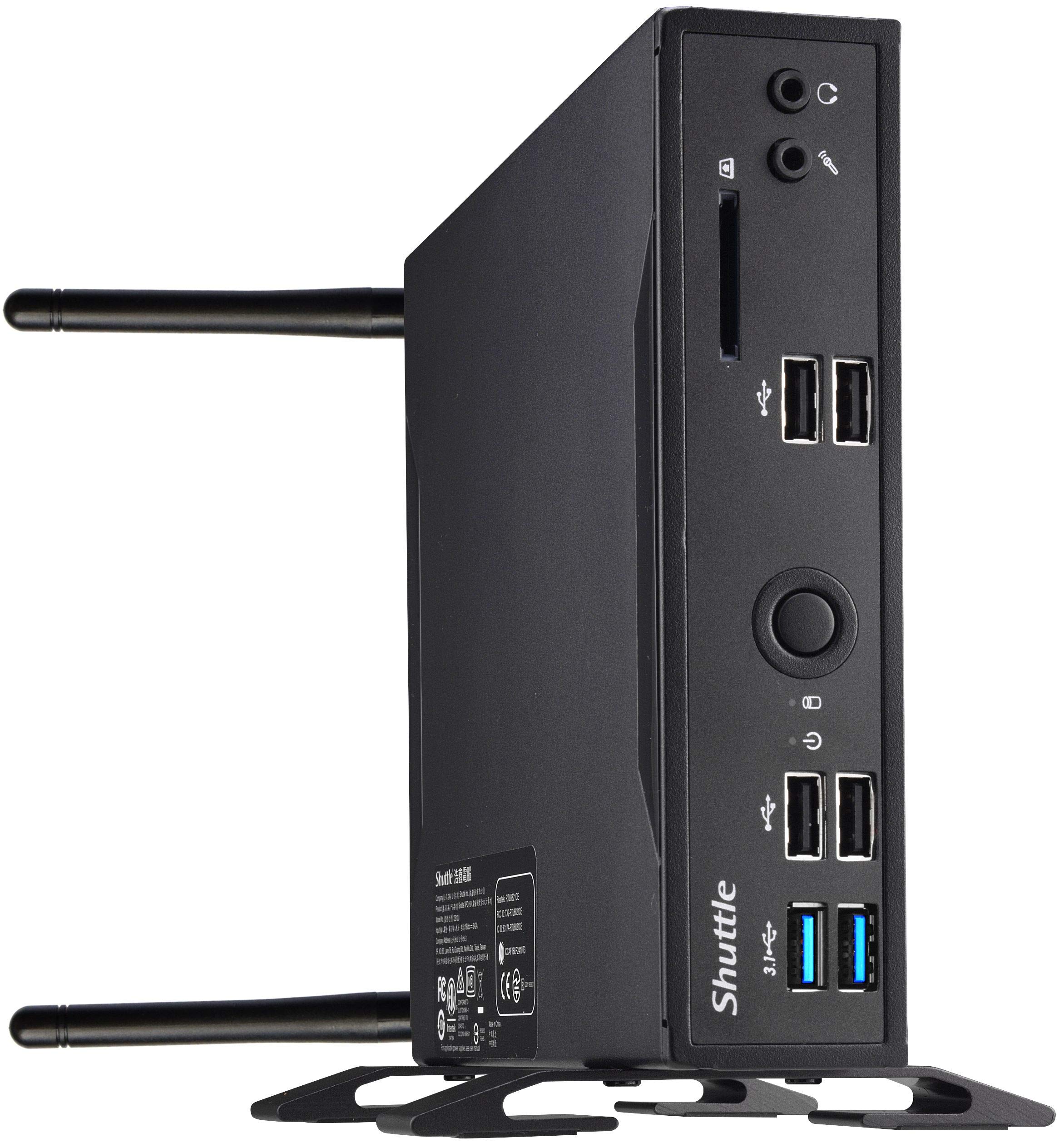SHUTTLE Slim-PC/Celeron-4205U/DDR4/Fanless