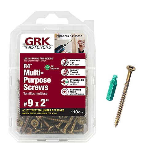 GRK Fasteners 103099 R4#9 x 2 Screws 110CT