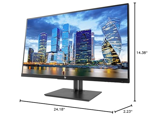 HP Z27 27 Inch 4K UHD Multi-Device Monitor Bundle with USB-C, HDMI, K375s Bluetooth Keyboard, M585 Bluetooth Mouse, Gel Pads, Compatible with MacBook, MacBook Pro, MacBook Air, iPad and iPhone