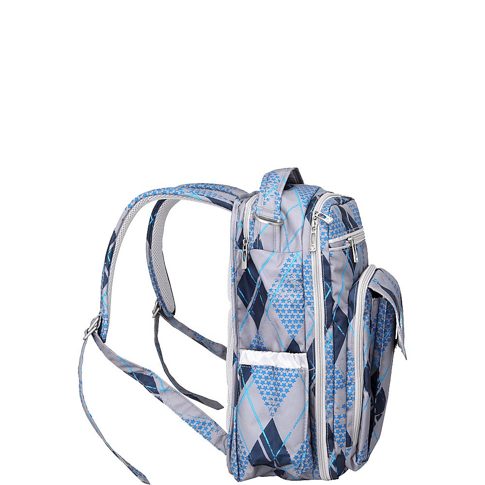 JuJuBe Be Right Back Unisex Travel Backpack, Diaper Bag with Memory Foam Changing Pad, Be Fashionably Organized Anywhere