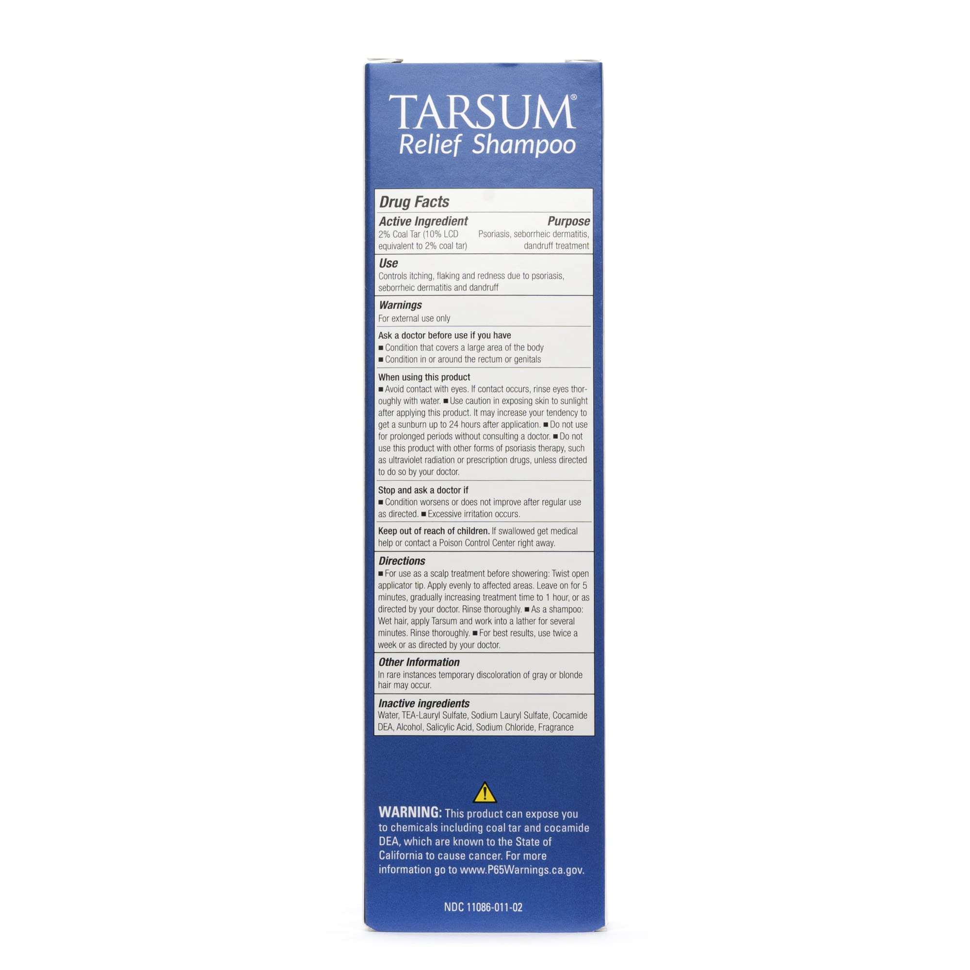 Tarsum Extra Strength Psoriasis Shampoo - Coal Tar Shampoo and Conditioner for Scalp Psoriasis, Seborrheic Dermatitis, Severe Dandruff, & Eczema - Exfoliating Relief for Flaky, & Itchy Scalp (4 oz)