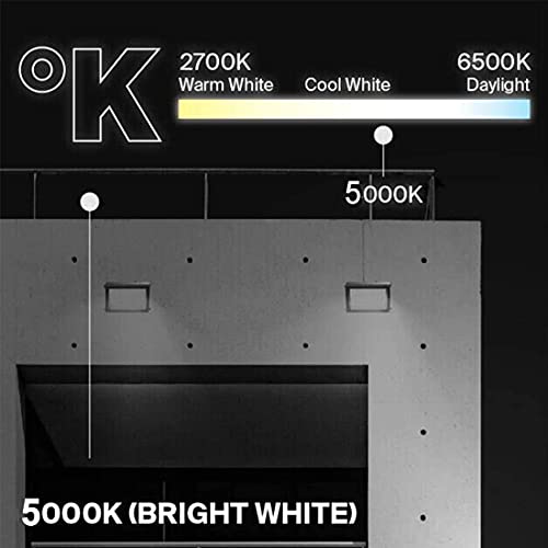 LEDMO 4 Pack LED Wall Pack Lights 120W - Repalces 800W HPS/HID Light 15600LM Wall Mount Light 5000K Commercial and Industrial Outdoor Security Flood Lighting for Buildings Warehouses Parking Lots Yard