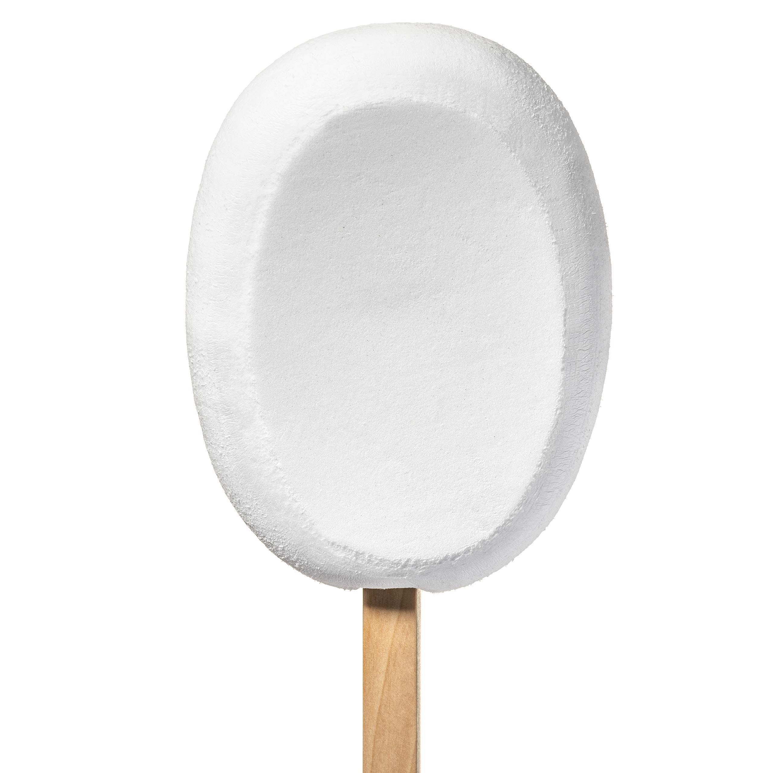 Lotion Applicator for Your Back, Legs, Feet - Sunscreen Applicator - Long Curved Easy Reach Wooden Handle Body Brush for Suntan, Sunless Self-Tanning, Skin Cream, Acne, Body Wash - Elderly Aid
