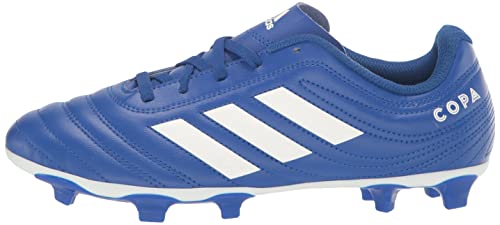 adidas mens Copa 20.4 Firm Ground Soccer Shoe, Blue/White/Blue, 7.5 US