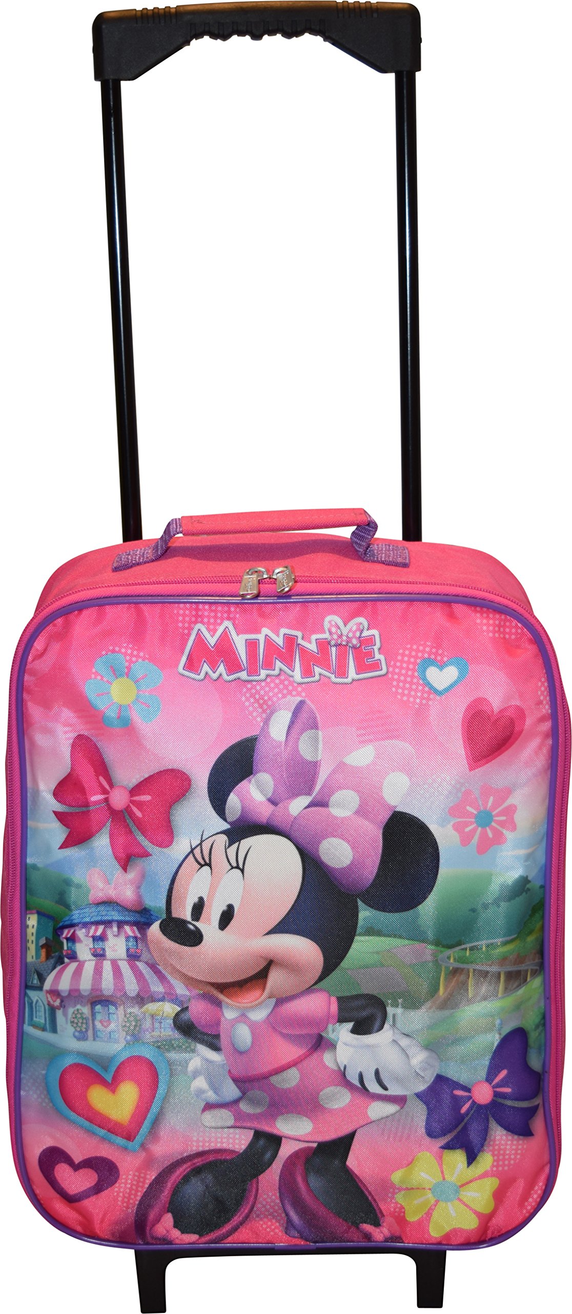 Minnie Mouse Disney 15" Collapsible Wheeled Pilot Case - Rolling Luggage