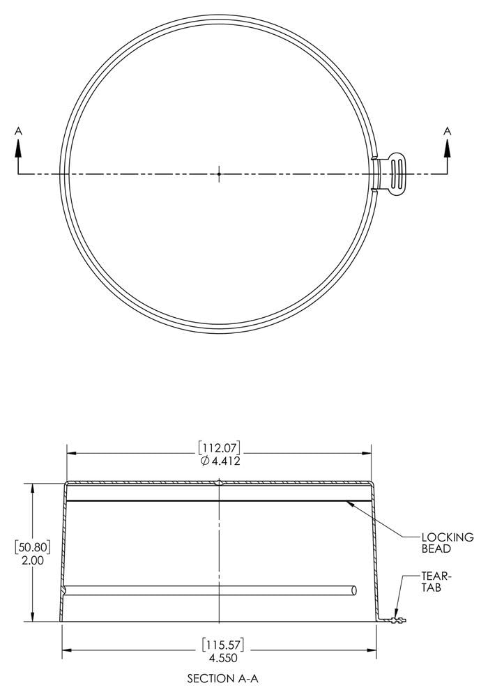 Caplugs J-4 J Series – Plastic Single-Use Tear-Tab Cap for Male NPT Threads, 8 Pack, Blue LD-PE, Thread Size 4" Protective Closures, Dust and Moisture Seals, Masking, Finishing (99395272)