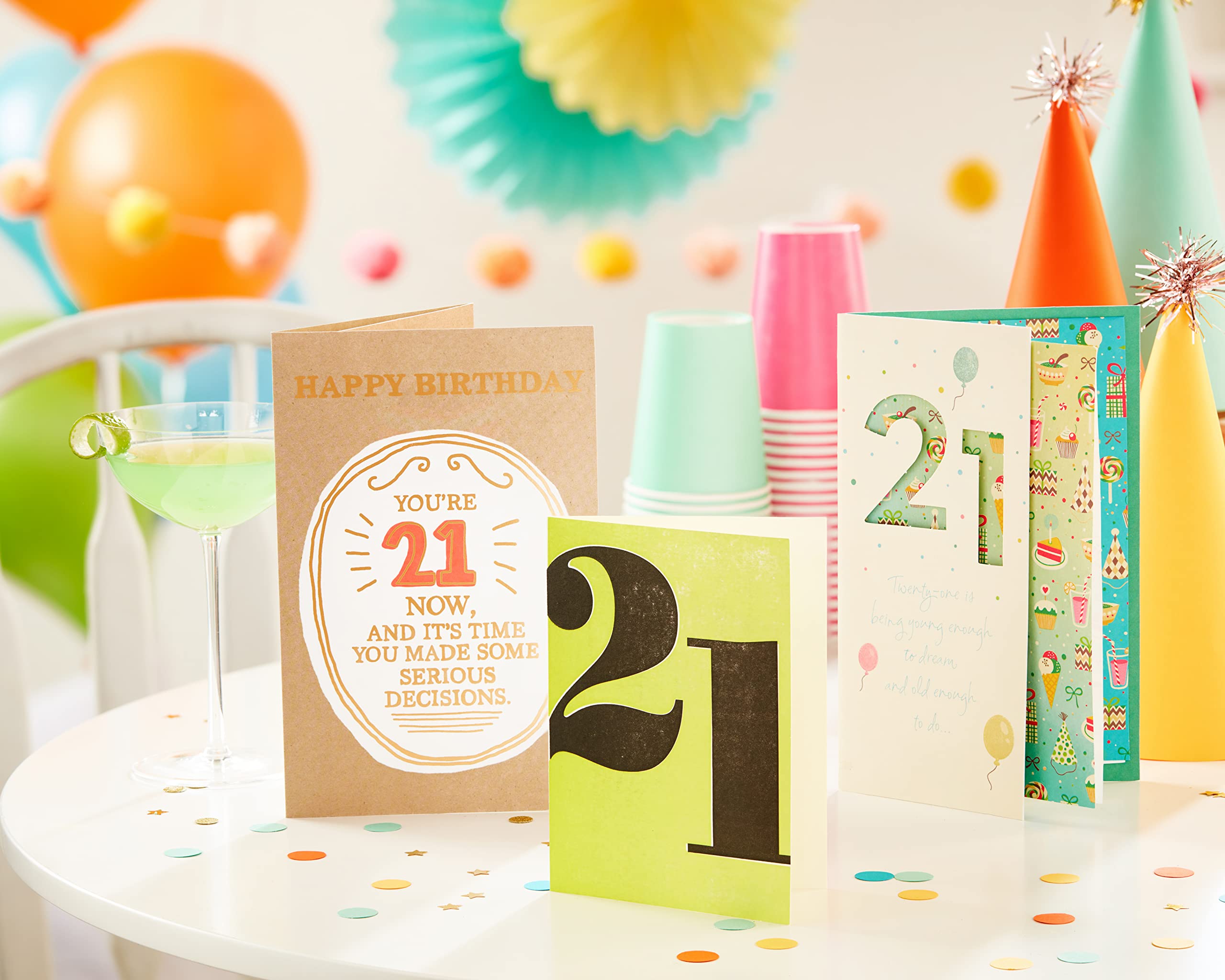 American Greetings 21st Birthday Card (Being Young)
