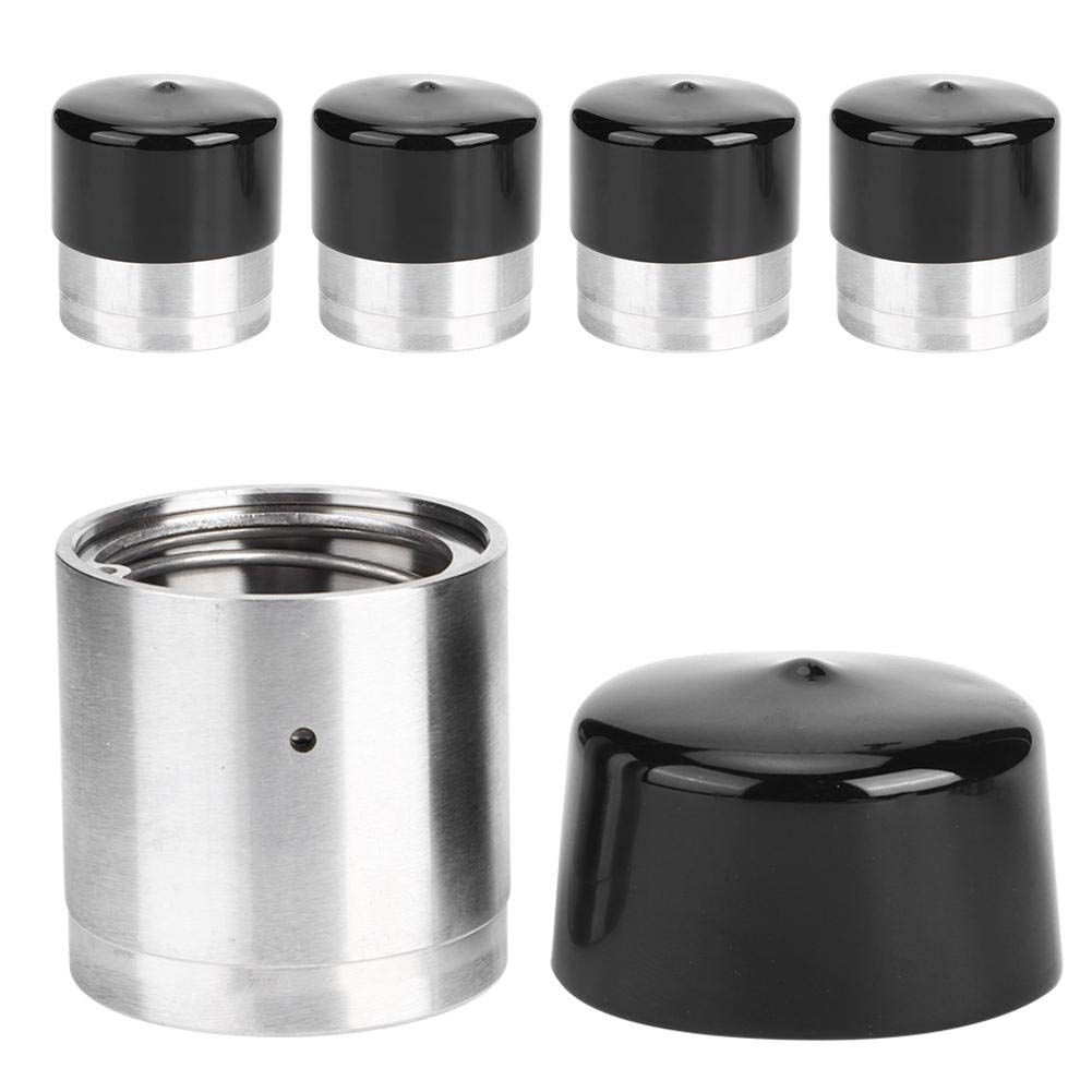 4pcs 2.441in Stainless Steel Trailer Bearing with Protective Buddy Bra Accessory, Automatic Check Function