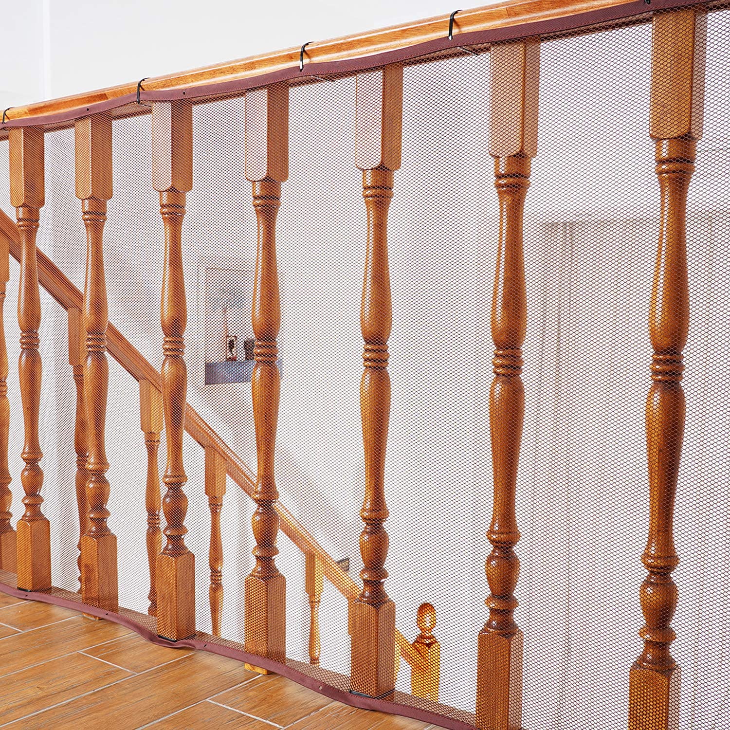 HILTOW Balcony Stairs Safety Net for Children (118inch, Thick)