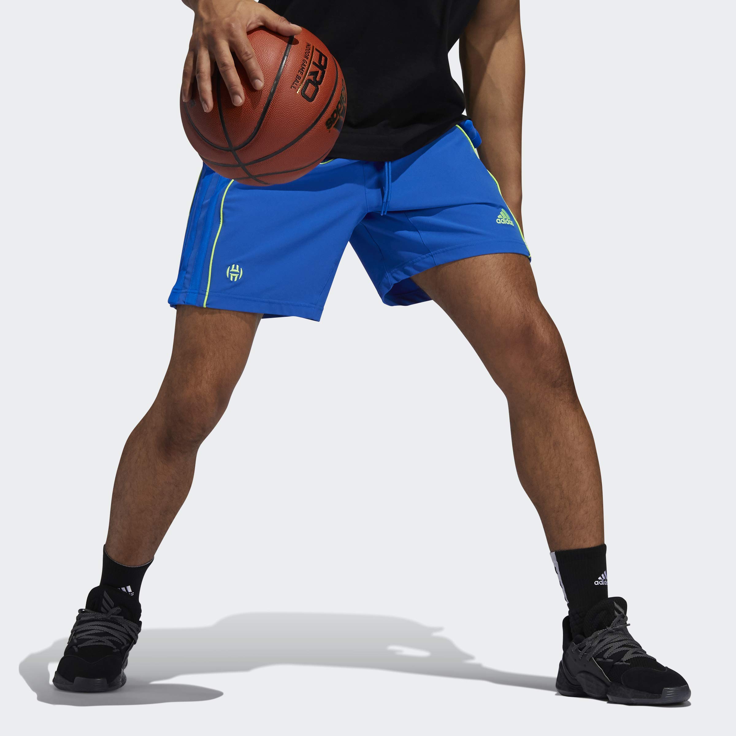 adidas mens Harden Swagger Shorts Black X-Large