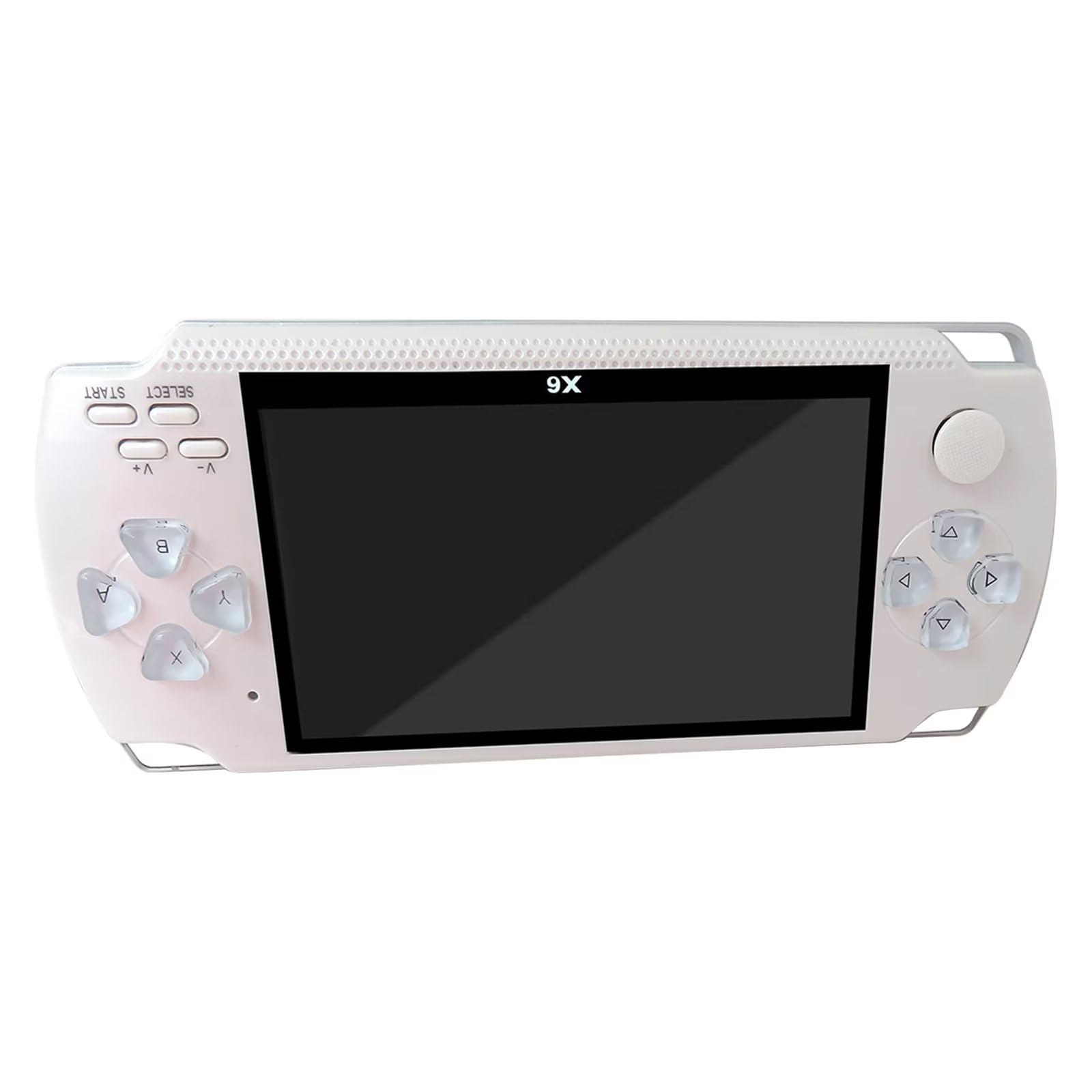 4.3 inch 8GB Handheld Game Console with Full Color High-Speed Crisp TFT Widescreen and Built-in 1000+ Retro Games Supporting Formats for Music, Photos and Videos (White)
