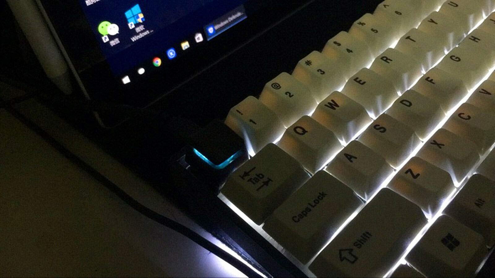Handmade R4/ECS Keycap Resin Solid Wood Shine Through Backlit Key Cap OEM Profile for Cherry MX Mechanical Keyboard Gaming Replacement (Ebony)