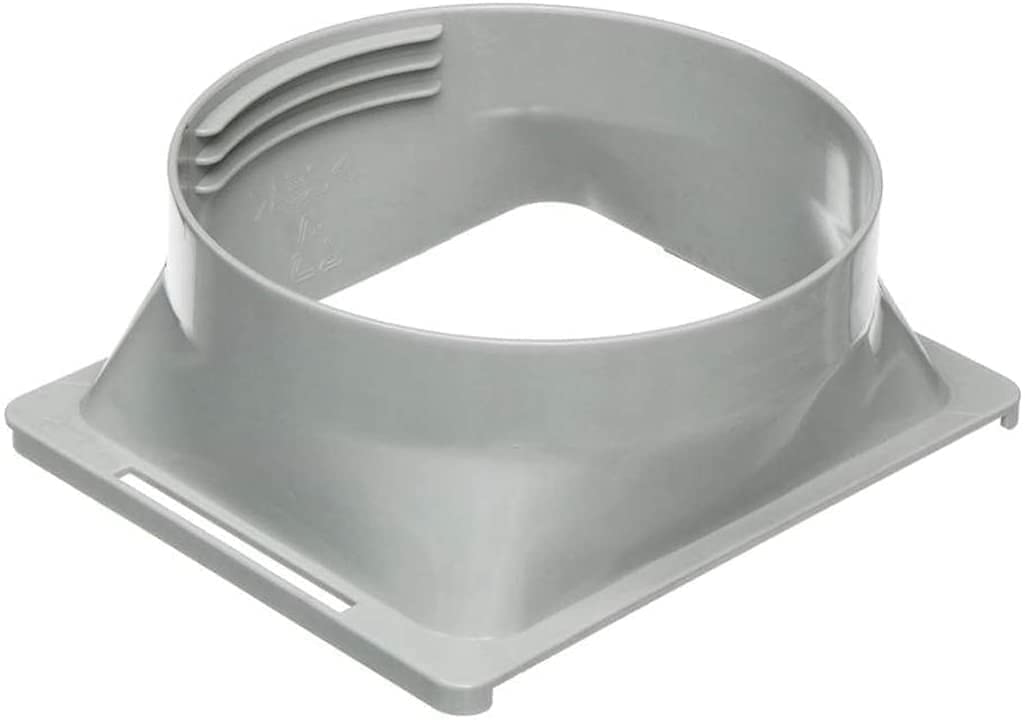 5.9 inch / 6 inch Portable Air Conditioner Exhaust Hose Coupler,Coupling,Window Adapter,A/C Unit Tube Connector Mobile Air Conditioning Accessories(Square to Round)