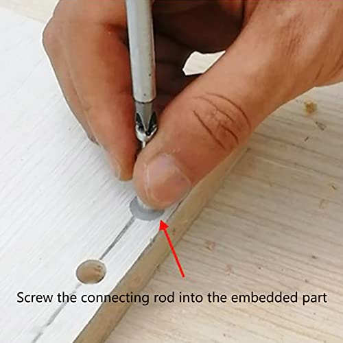 3in1 Woodworking Doweling Jig Kit 6/8/10mm Drill Guide Locator Adjustable Drilling Guide Puncher Locator Carpentry Tools Doweling Jig For Woodworking Woodpeckers-drilling Sleeves Self Centering Drill
