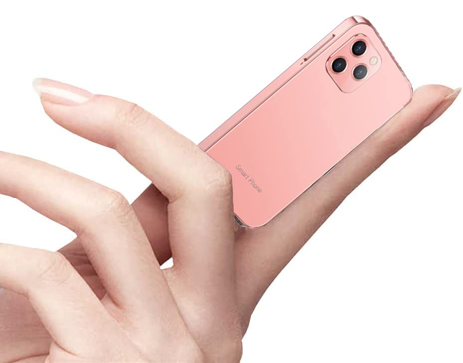 iLight Mini Smartphone 12 Pro - The World's Smallest 12 Pro Android Mobile 4G LTE Phone, Super Small 3" HD Touch Screen Global Unlocked Great for Kids 3GB RAM / 32GB ROM Tiny iPhone 12 Pro Look Alike