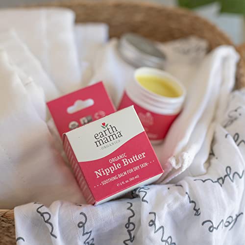 Earth Mama Nipple Butter™ & Diaper Balm | Nipple Cream & Organic Skincare for Baby | Breastfeeding & Postpartum Essentials Bundle