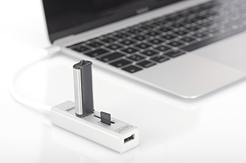 DIGITUS USB Type-C Adapter Cable and HUB White White
