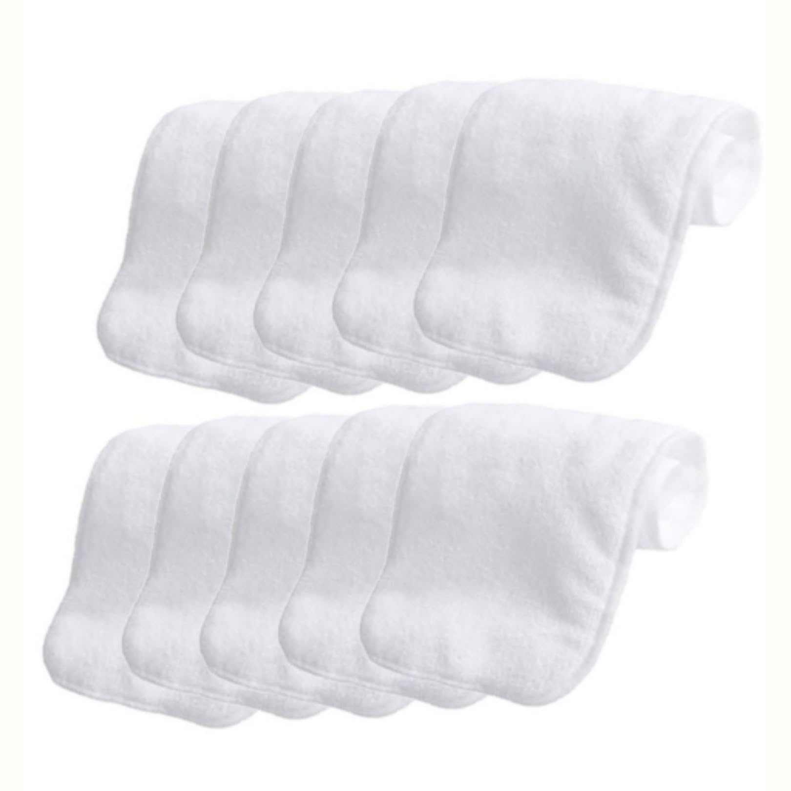 Kawaii Cloth Baby Diaper Insert, Washable Liner, Booster Pad, Super Absorbent, Stay-Dry Microfiber for Newborn 6-22 lbs Cloth Diapers,- Pack of 10 Inserts