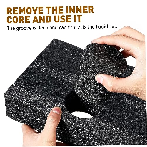5pcs Milk Tea Cup Holder Multi- Beverage for Suitcase Takeout Cup Trays Coffee Carrier Fiber Drink Carrier Tea Carrier Beer Bottle Carrier Travel Epe Dashboard Hot and re-usable