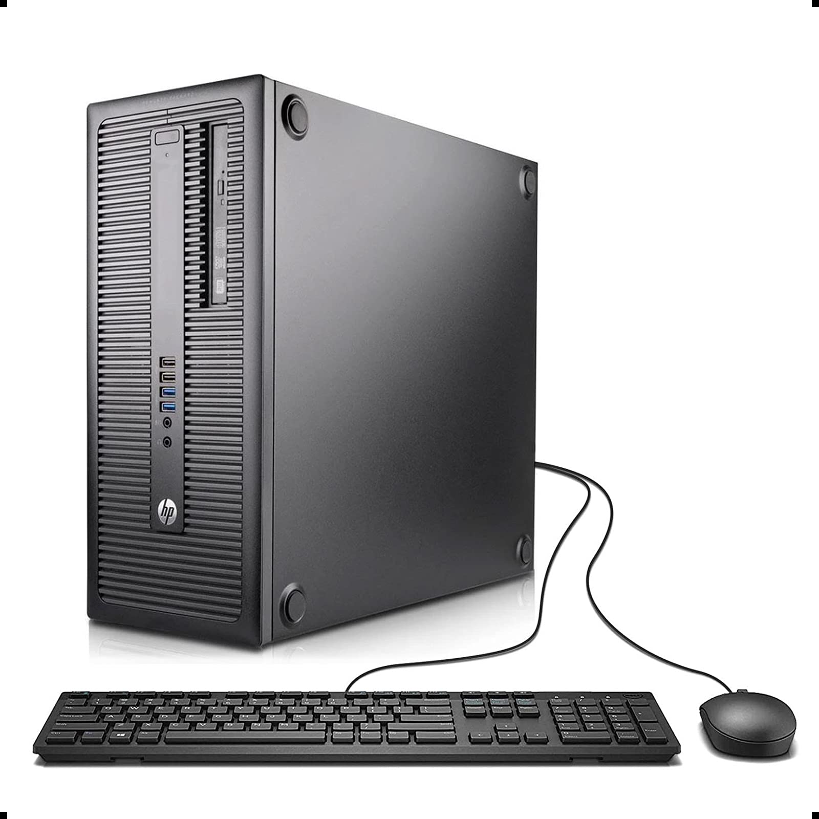 HP EliteDesk 800 G2 Business Desktop Mini Tower, Intel Core i7 6700 3.4Ghz, 32GB DDR4 RAM, 512GB SSD Hard Drive, Windows 10 Pro (Renewed)