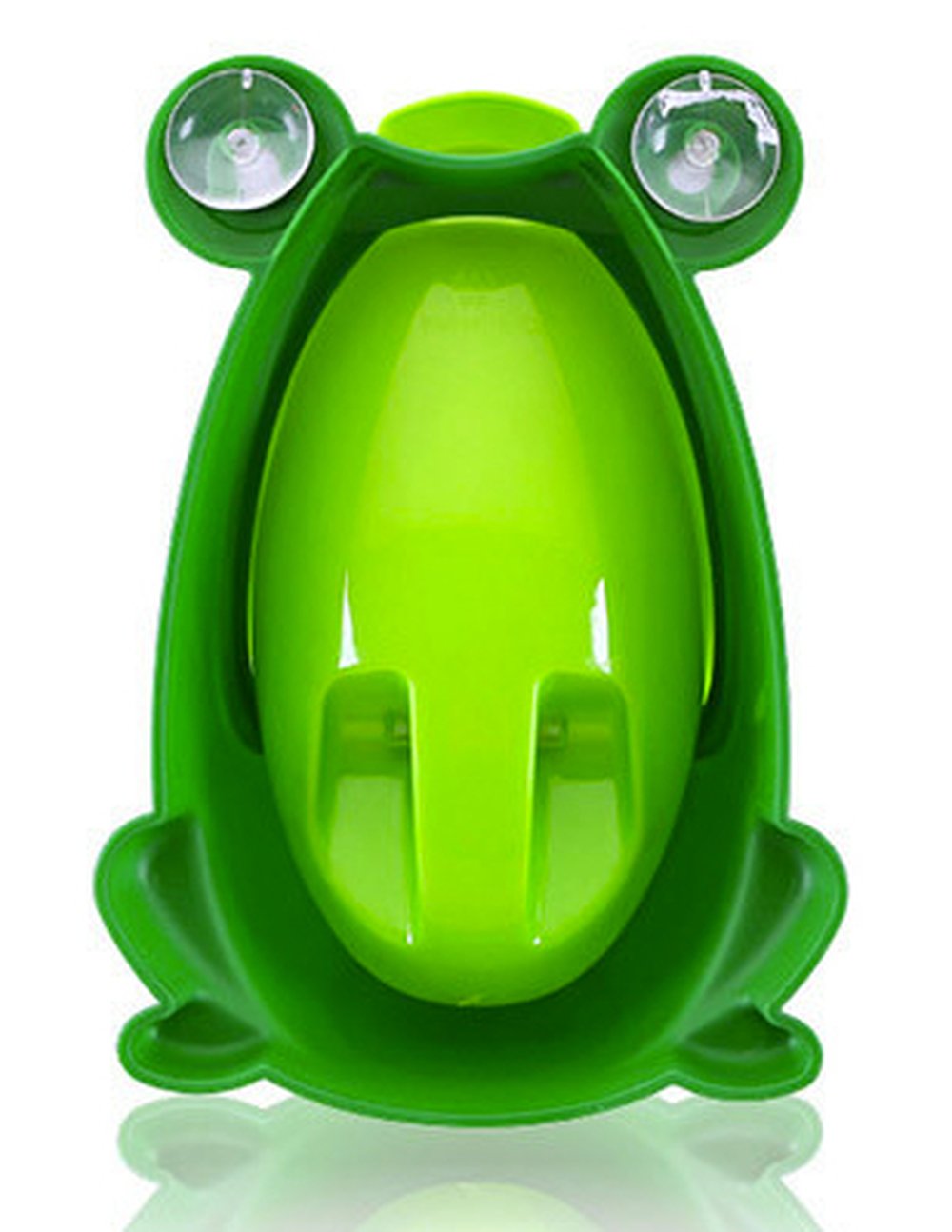 Engaging & Fun - Colorful Frog Boys Potty Training Urinal with Whirling Target - Use a Baby Boy Urinal, Making It Fun, Easy Stress Free to Potty Train a Boy (blue) by MamaKids