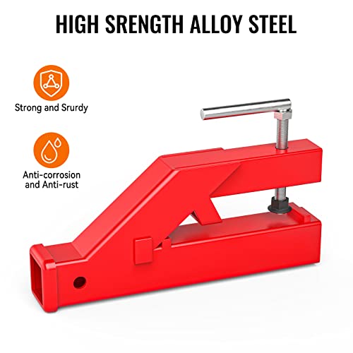 Sulythw Clamp On Trailer Hitch 2" Ball Mount Receiver Adapter for Tractor Bucket Kubota
