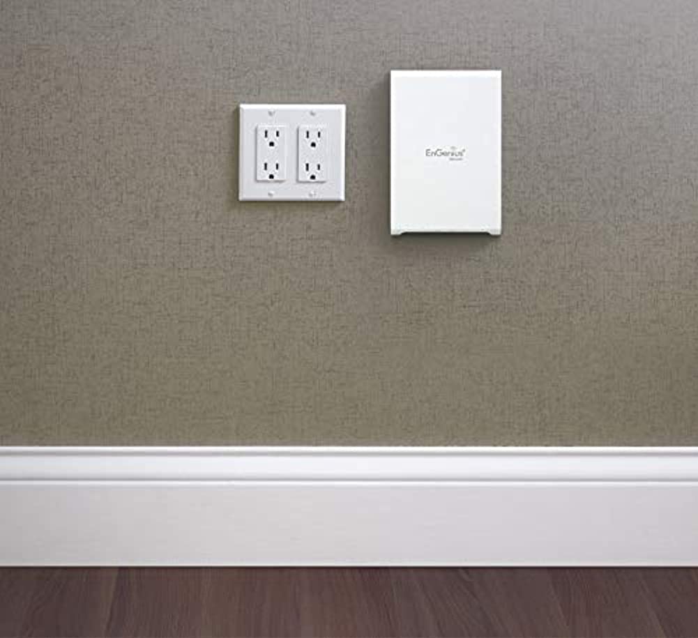 EnGenius Technologies EWS550AP Wi-Fi 5 AC1300 2x2 Dual-Band Managed Wall Plate Access Point, MU-MIMO, PoE Powered 802.3af/at, High Powered 21dBm, (3) GigE Ports to Connect Additional Devices