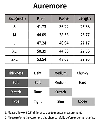 Auremore Womens Hoodies V Neck Long Sleeve Tops Fall Shirts Button Up Fashion Sweaters Blue L