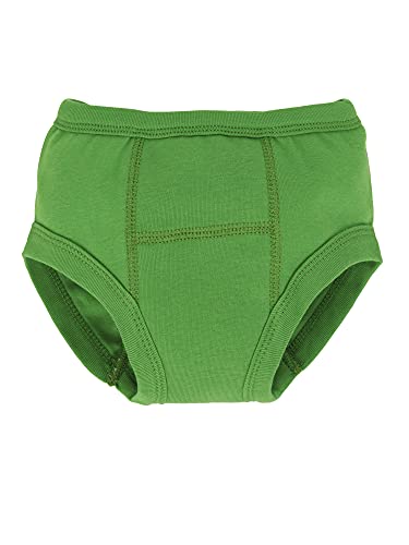 Under the Nile Organic Cotton Multicolor Stripe Training Pants (Green, 2T - 4T)